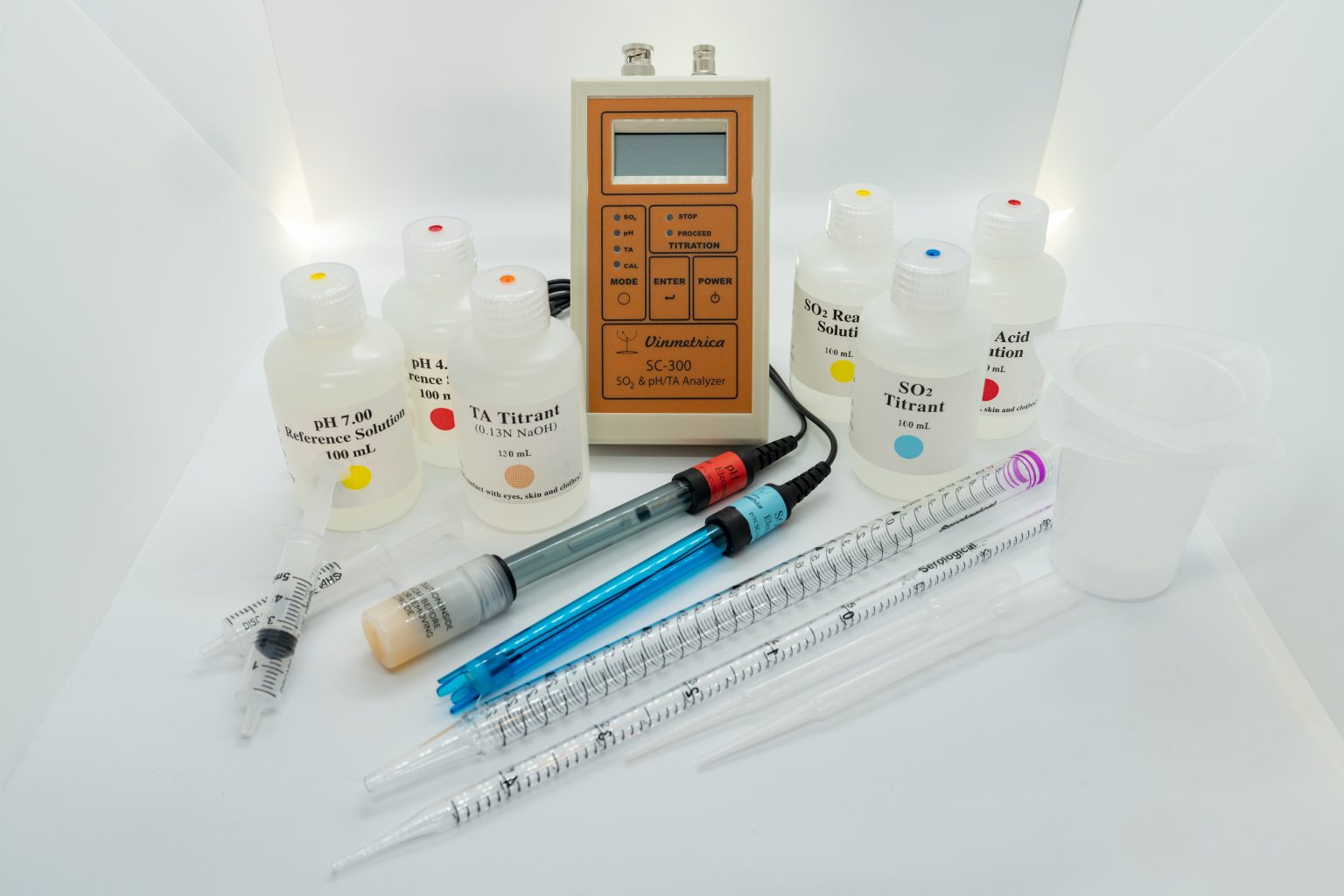 Vinmetrica SC-300 Sulfite & pH/TA Wine Analyzer Kit – Vinmetrica ...